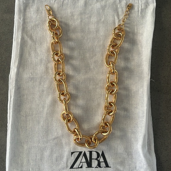 Zara | Jewelry | Zara Ring Link Necklace | Poshmark